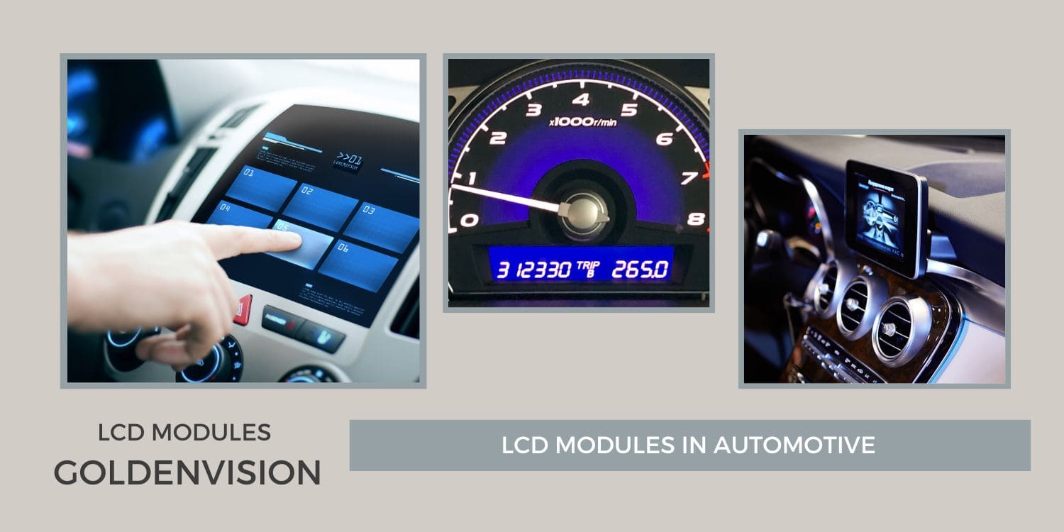 LCD Application in Automotive | Automotive LCD Solutions - Golden Vision
